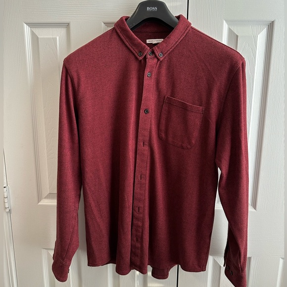 Threads 4 Thought | Jackets & Coats | Mens Flannel Herringbone Shirt ...